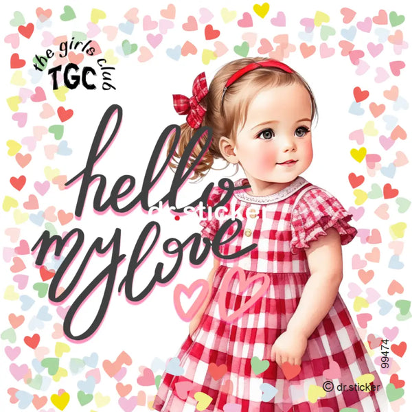 The Girls Club Confetti Hearts – Dr.Sticker