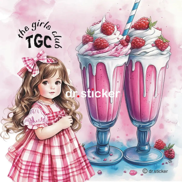 The Girls Club Pink And Blue Sweets #1 – Dr.Sticker
