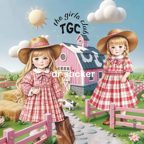 The Girls Club Pink Farm – Dr.Sticker