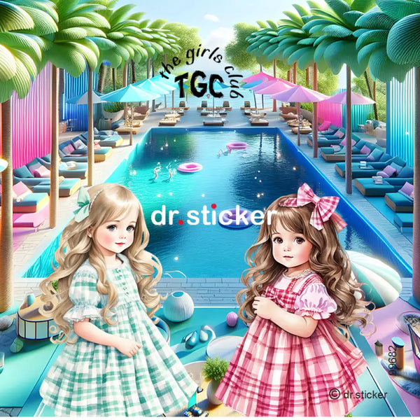 The Girls Club swimming pools – Dr.Sticker